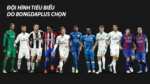 Đội hình xuất sắc nhất năm theo bầu chọn của BongdaPlus - Bongdaplus.vn