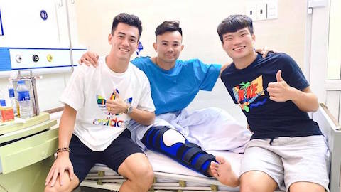 Đứt dây chằng, hậu vệ Xuân Luân phải nghỉ hết mùa giải 2020 - Bongdaplus.vn