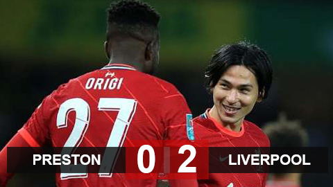 Kết quả Preston North End vs Liverpool: Nhẹ nhàng vượt ải - Bongdaplus.vn