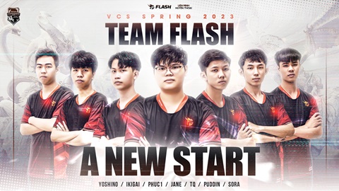Team Flash công bố đội hình dự VCS mùa Xuân 2023 - Bongdaplus.vn