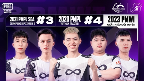 Infinity IQ công bố đội hình dự PMWI 2023 - Bongdaplus.vn