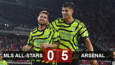 Kết quả MLS All-Stars vs Arsenal: Dàn sao đua nhau nổ súng, Arsenal đại ...