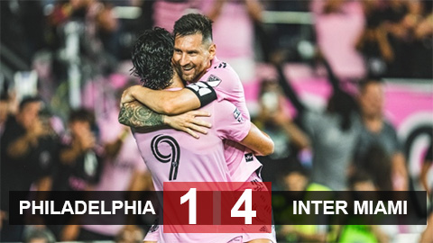 Kết quả Philadelphia vs Inter Miami: Messi cùng các đồng đội vào chung ...