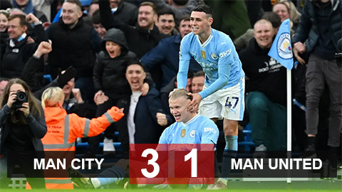 Kết quả Man City vs MU: Ngày thăng hoa của Foden - Bongdaplus.vn