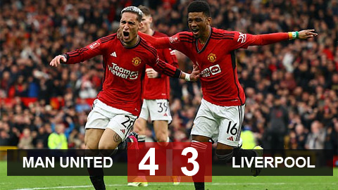 Kết quả MU vs Liverpool: Đêm điên rồ tại Old Trafford - Bongdaplus.vn