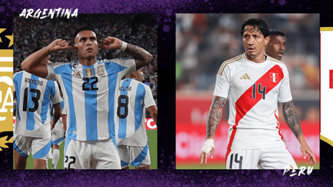 Đội hình dự kiến Argentina vs Peru, 07h00 ngày 30/6 - Bongdaplus.vn