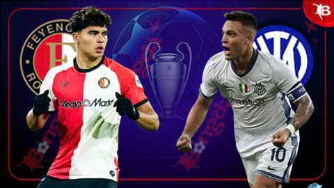 Nhận định bóng đá Feyenoord vs Inter Milan, 00h45 ngày 6/3: Không có quà ra mắt cho Van Persie ...