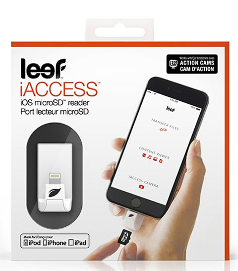 iPhone mở rộng bộ nhớ trong qua thẻ microSD nhờ Leef iAccess - Bongdaplus.vn