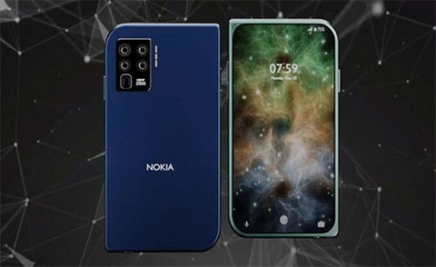 Nokia 7610 5G 2020 bất ngờ xuất hiện với thiết kế hình chiếc lá siêu ...
