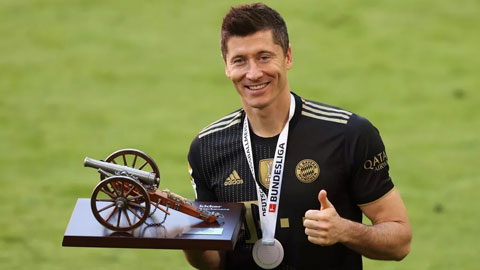 Lewandowski giành Chiếc giày vàng châu Âu đầu tiên trong sự nghiệp ...