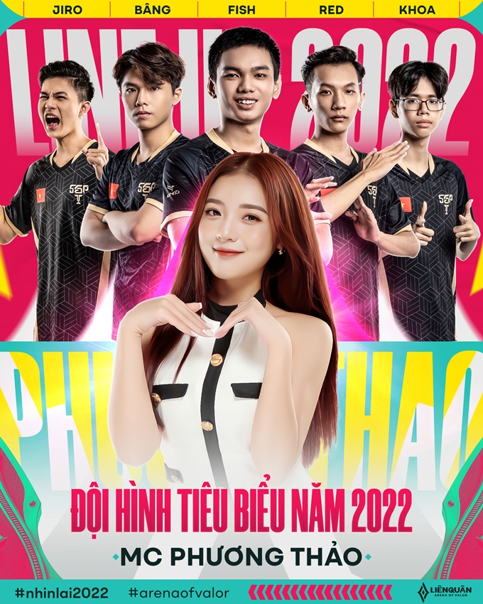 MC Phương Thảo chọn Saigon Phantom làm đội hình tiêu biểu năm 2022 - Bongdaplus.vn